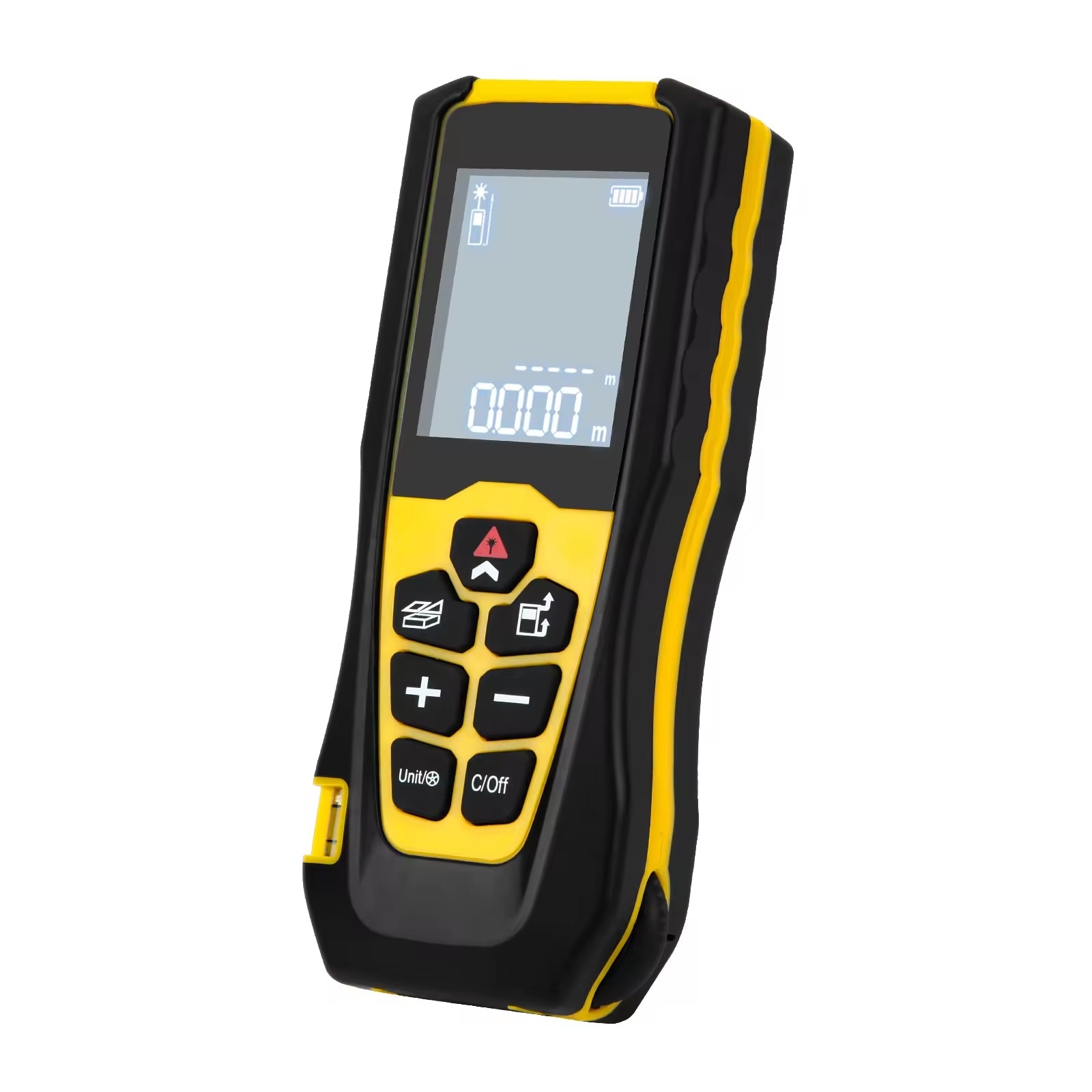 Telemetru laser profesional cu display LCD, 100m, 135x52cm, negru ...
