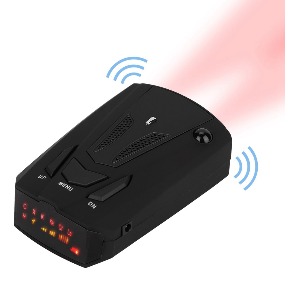 Detector radar auto Tovbmup V7, alerta vocala, detectare 360 grade ...