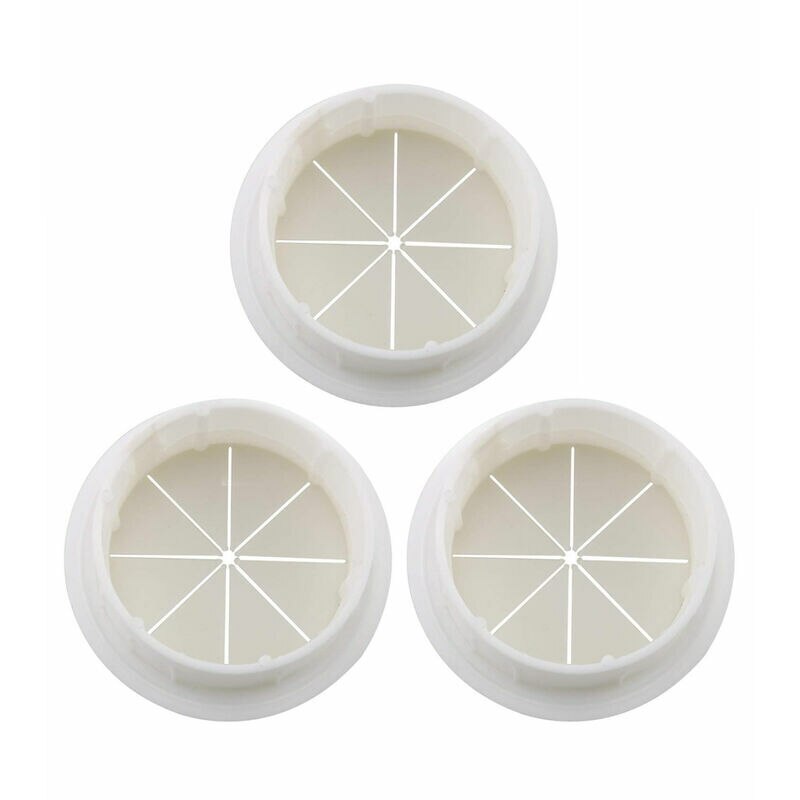 Set 3 inele mascare cabluri, Tovbmup, ABS, alb, 50mm - eMAG.ro