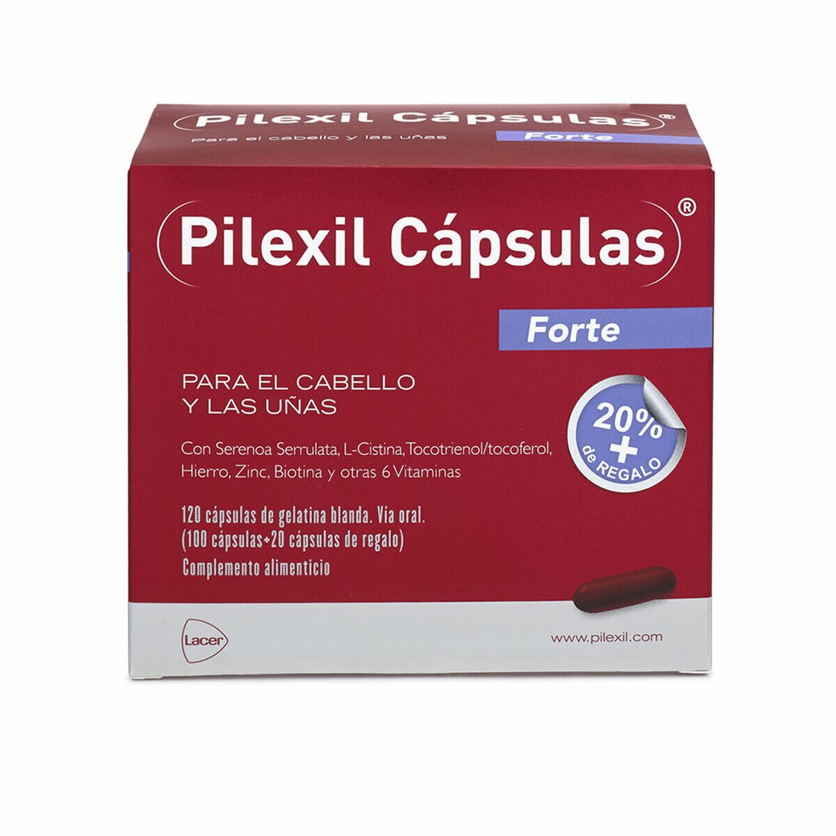 Supliment alimentar Pilexil Forte, anti-cadere, 120 capsule - eMAG.ro