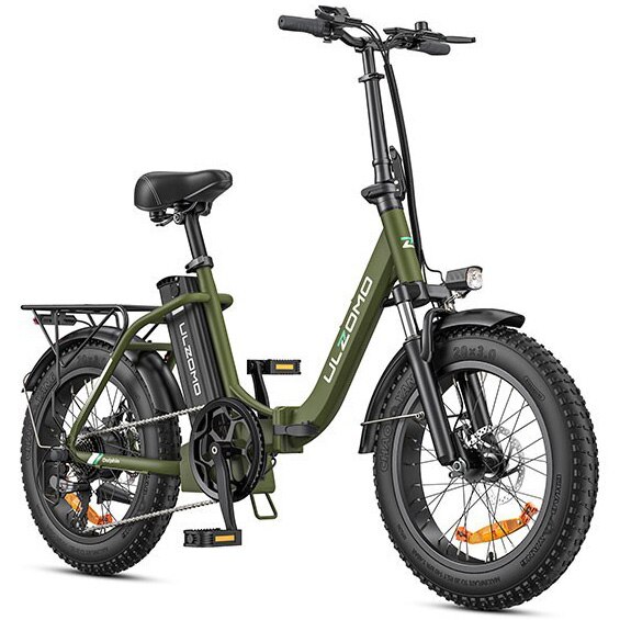 Bicicleta electrica pliabila Ulzomo 20"E-bike Dolphin, 350W, 36V, 13Ah ...