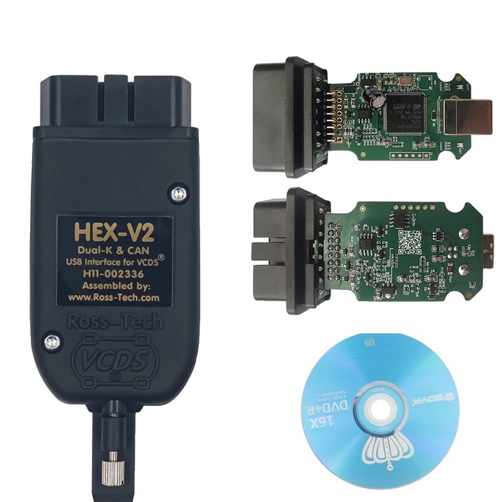 Tester Diagnoza Auto, VAG HEX V2, Versiune Software 23.11, Suport Multi ...