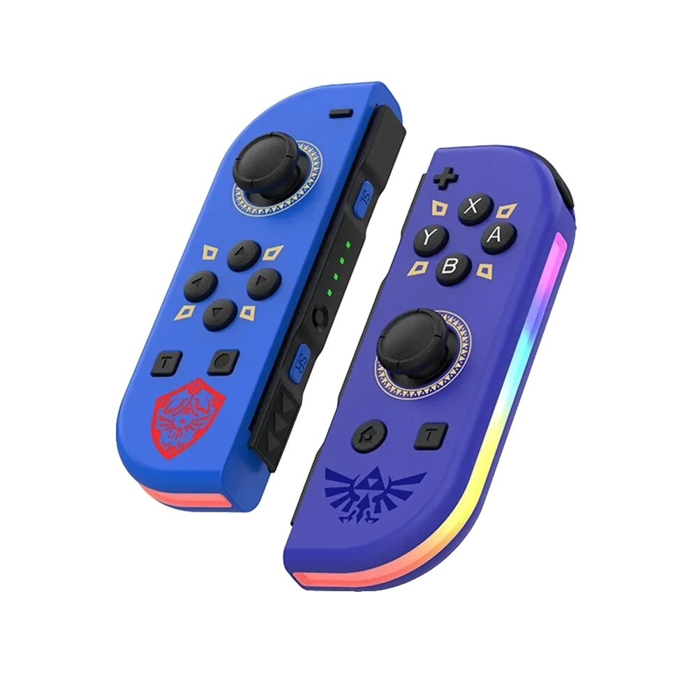 Gamepad wireless, iluminare LED, vibratii duale, pentru Nintendo Switch ...