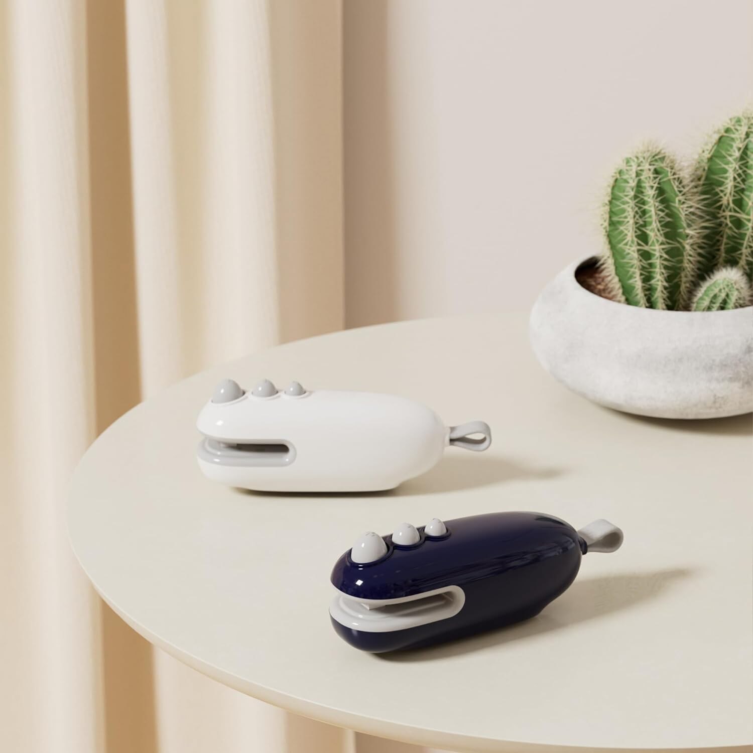 Pistol de vidat portabil cu cutter, sigilare rapida, albastru, 4.5x3 ...