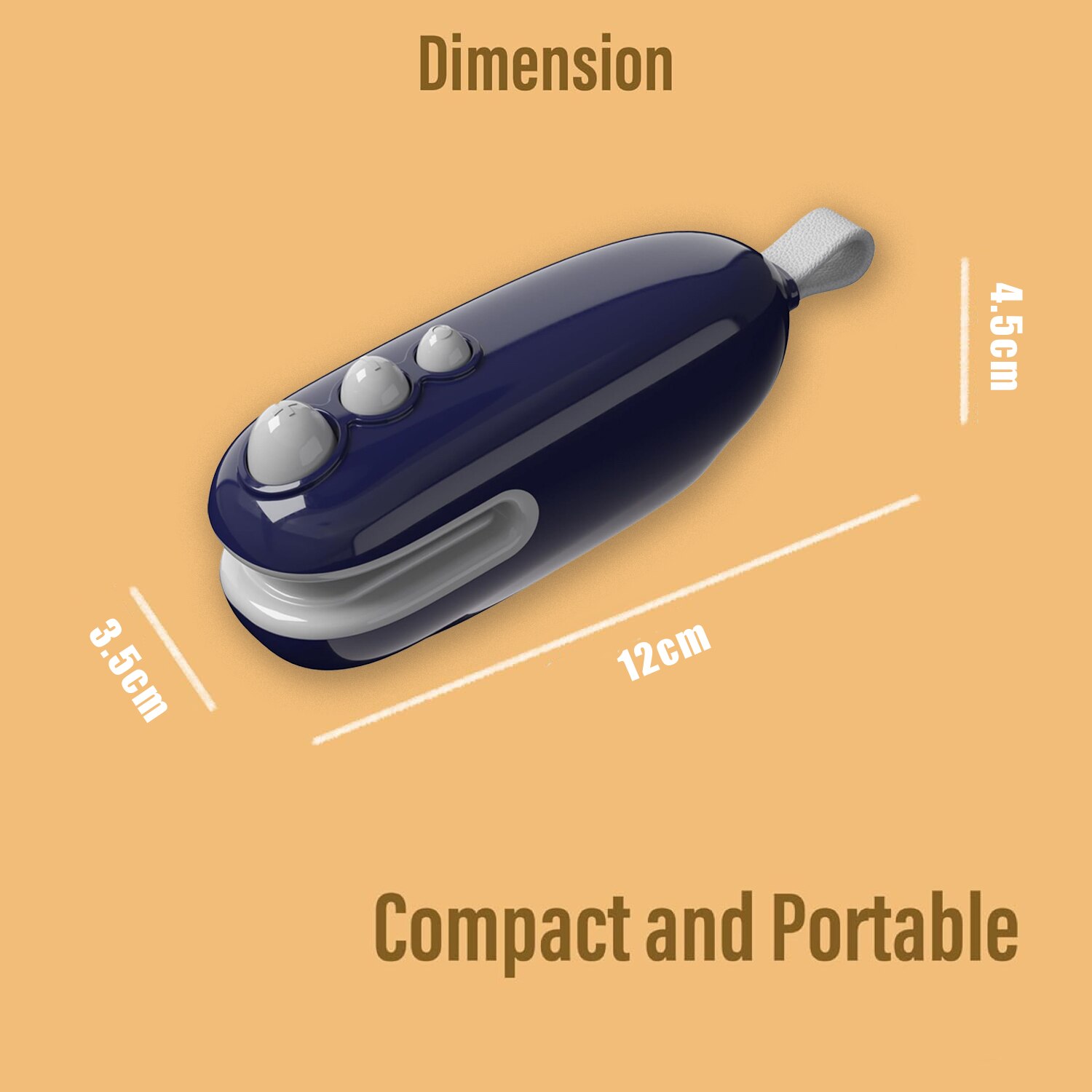 Pistol de vidat portabil cu cutter, sigilare rapida, albastru, 4.5x3 ...
