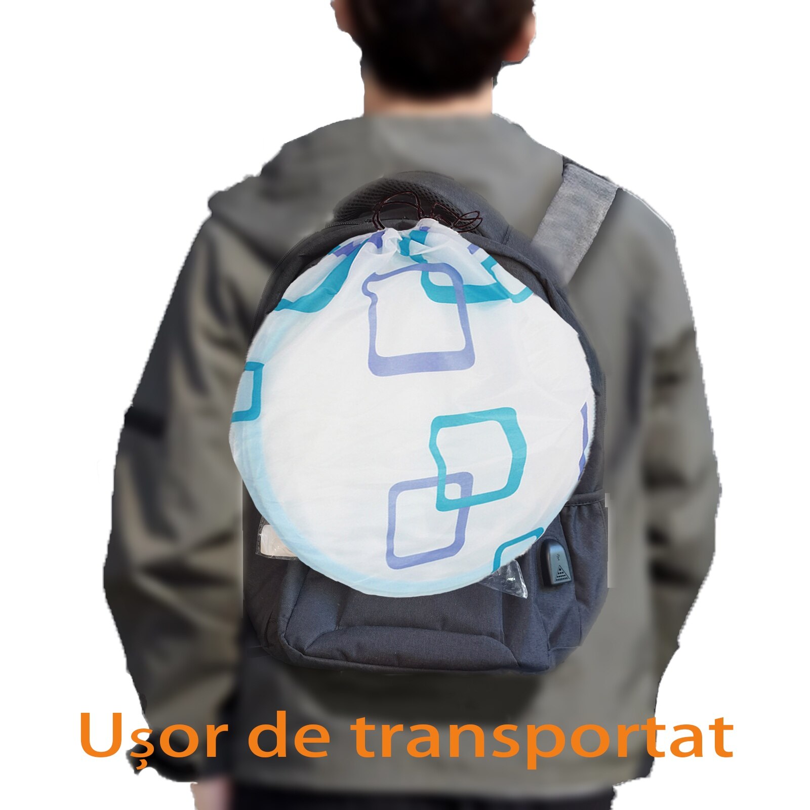 Plasa portabila pentru cap de tantari pliabila Pop-Up Travel Essentials ...