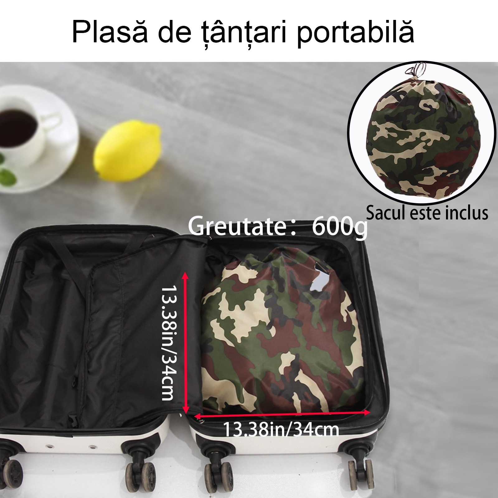 Plasa de tantari portabila, pop-up, nu necesita instalare, pentru ...