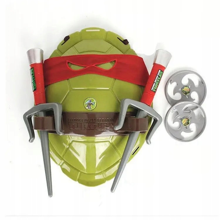 Set interactiv Ninja Turtles Raphael, RESTEQ, troita, bandana, shuriken ...