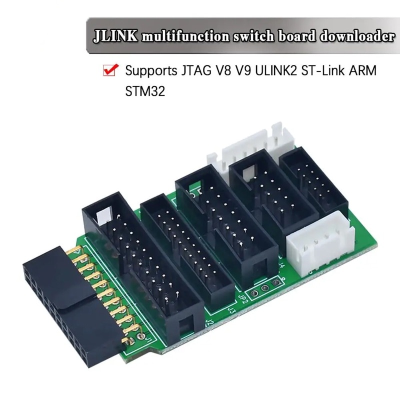 Adaptor STM32 multifunctional pentru JTAG J-Link V8 V9 U-Link2 ST-Link ARM - eMAG.ro