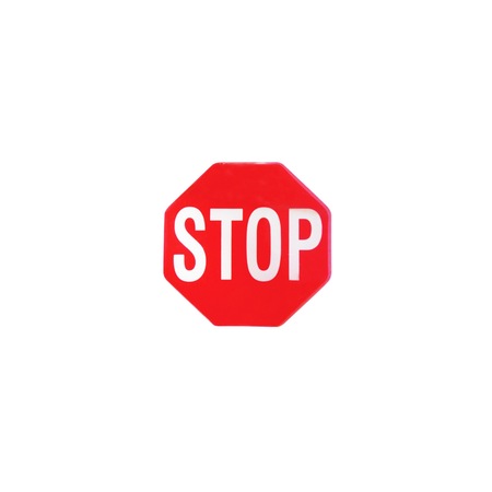 Autocolant semn "STOP", smalt, universal, 9x8.8cm - eMAG.ro
