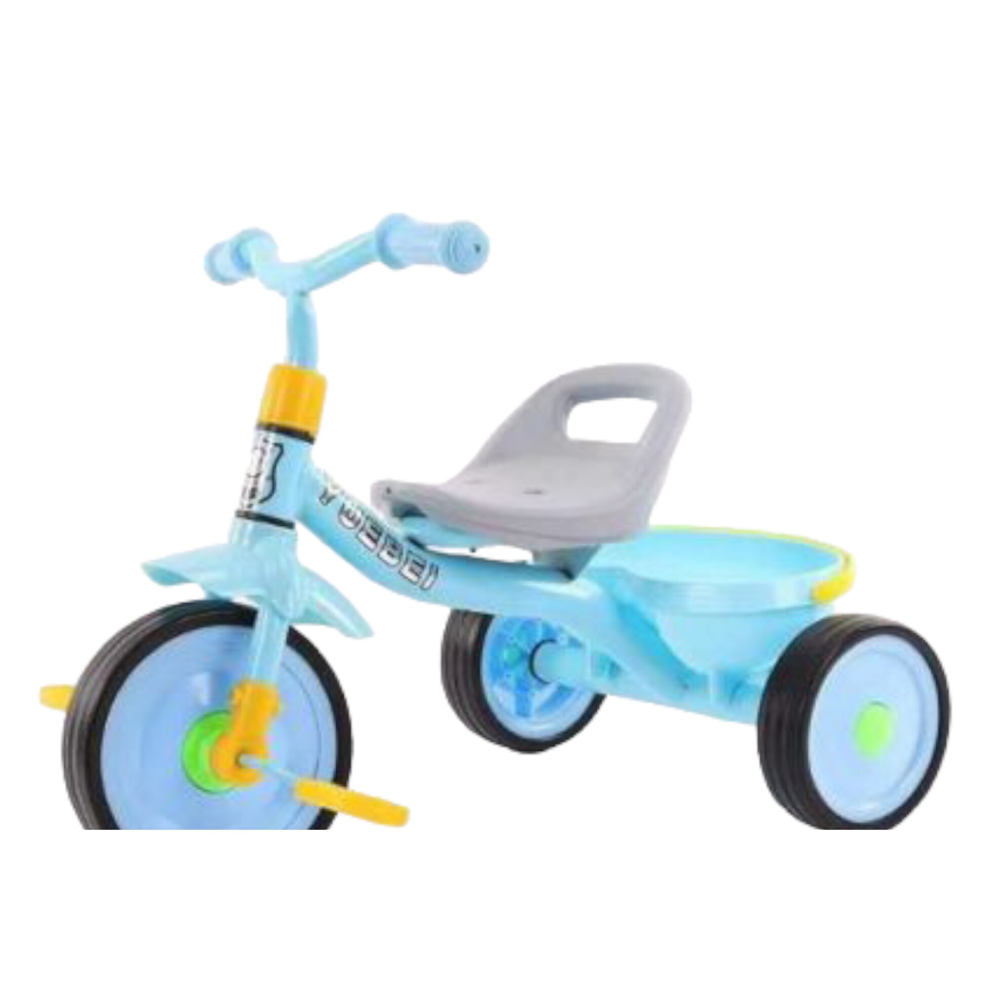 Tricicleta pentru copii cu cosulet, Albastra 2+ - eMAG.ro