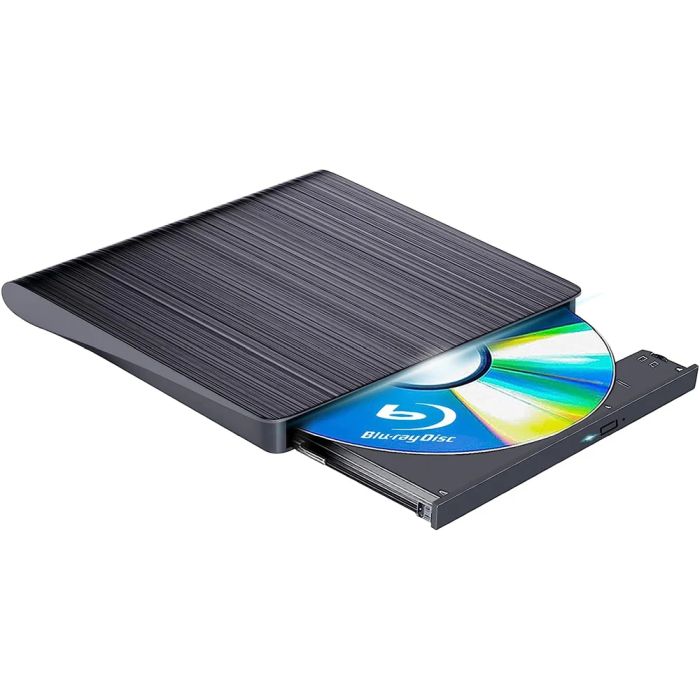 Blu-ray Writer Extern Portabil Slim Staryon®, USB 3.0 si Type-C, Viteza ...