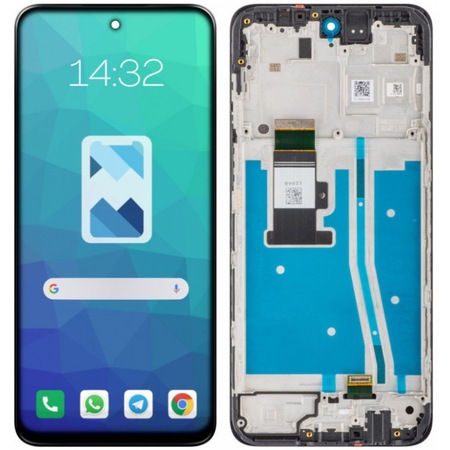 Display pentru Motorola Moto G53 5G XT2335, IPS, cu rama, Negru, LCD ...