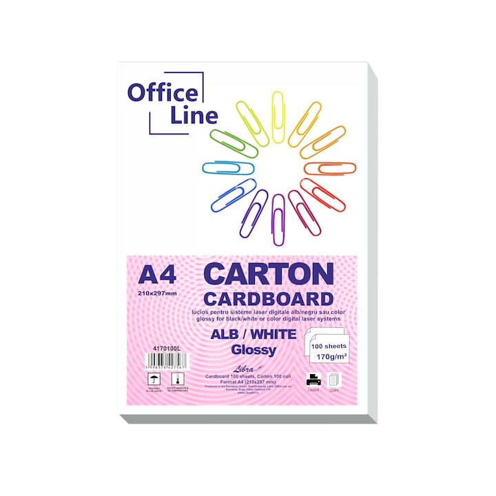 Carton alb A4 170 gr LUCIOS 100 coli/top - eMAG.ro