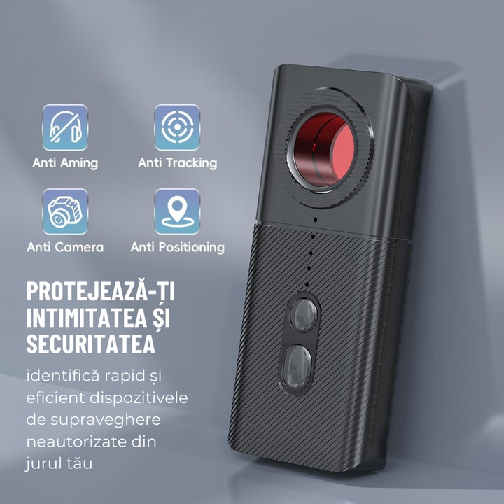 Detector Aparate Spionaj, Camere ascunse, GPS Tracker, Microfoane spion ...