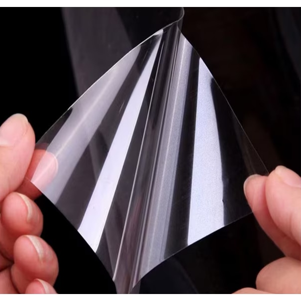 Folie Statica Transparenta pentru protectie diverse Suprafete 60 x 300 ...