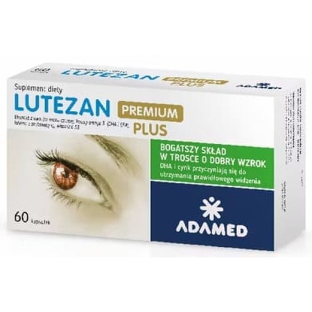 Supliment alimentar Lutezan Premium Plus, Omega 3, Luteina, 60 capsule ...