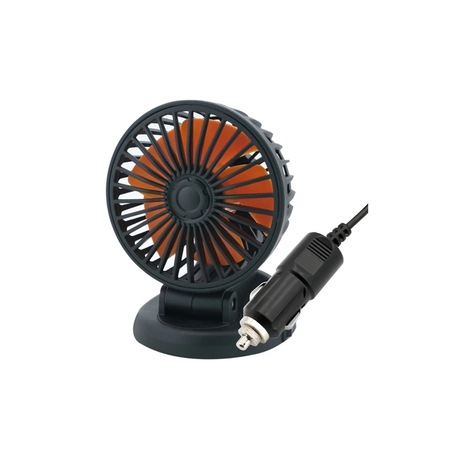 Ventilator auto simplu cu mufa USB 12-24V, doua trepte de putere ...