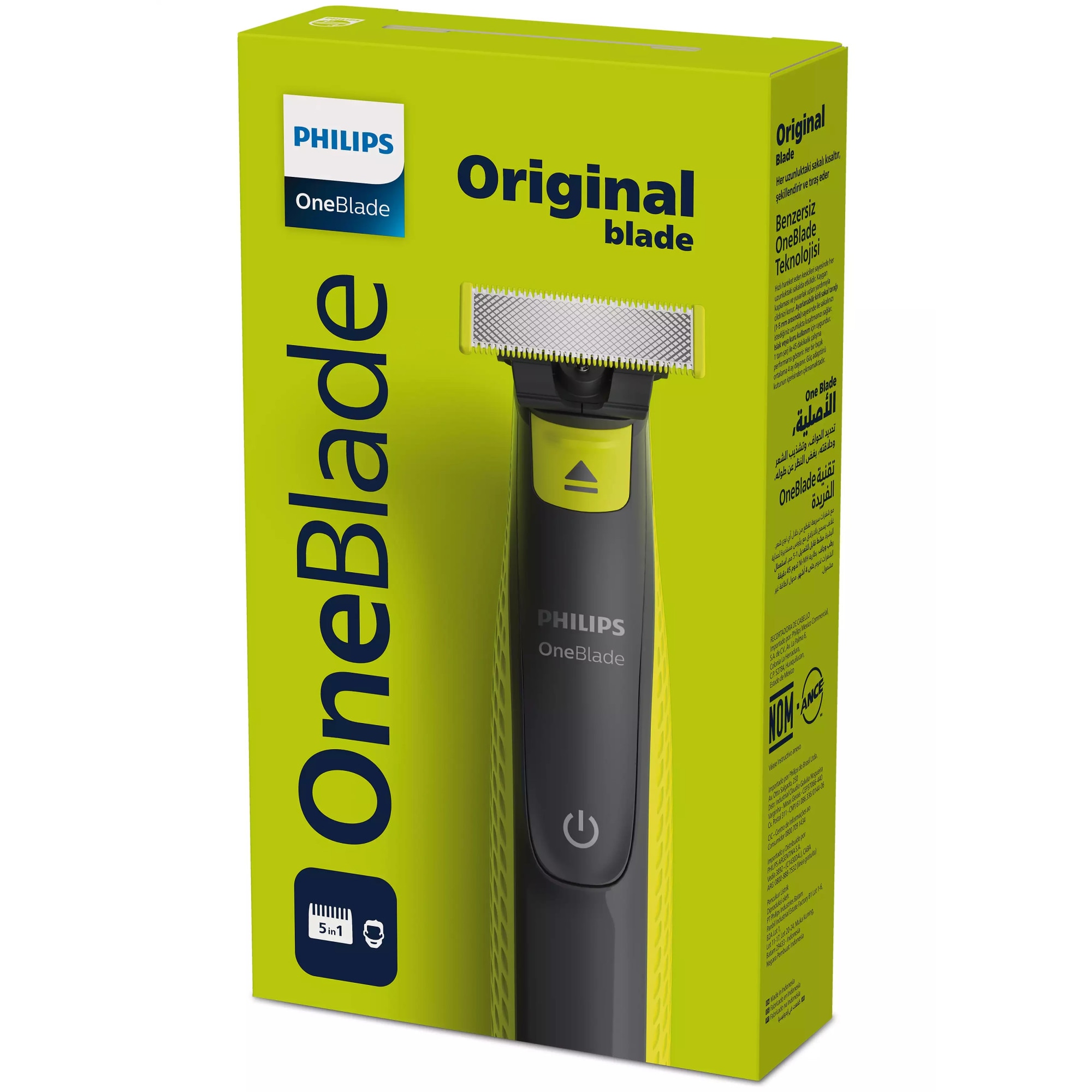 Aparat de tuns barba Philips QP2724/20 OneBlade, verde/negru - eMAG.ro