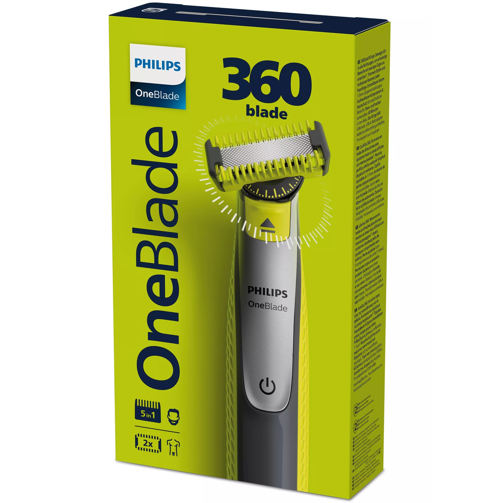 Philips QP2834/20 OneBlade 360 Face Body borotva - eMAG.hu