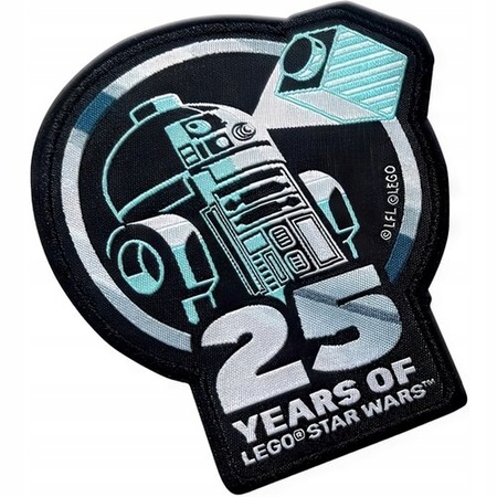 Set de constructie LEGO Star Wars, R2-D2 25th Anniversary Patch, 84x94mm, Poliester - eMAG.ro