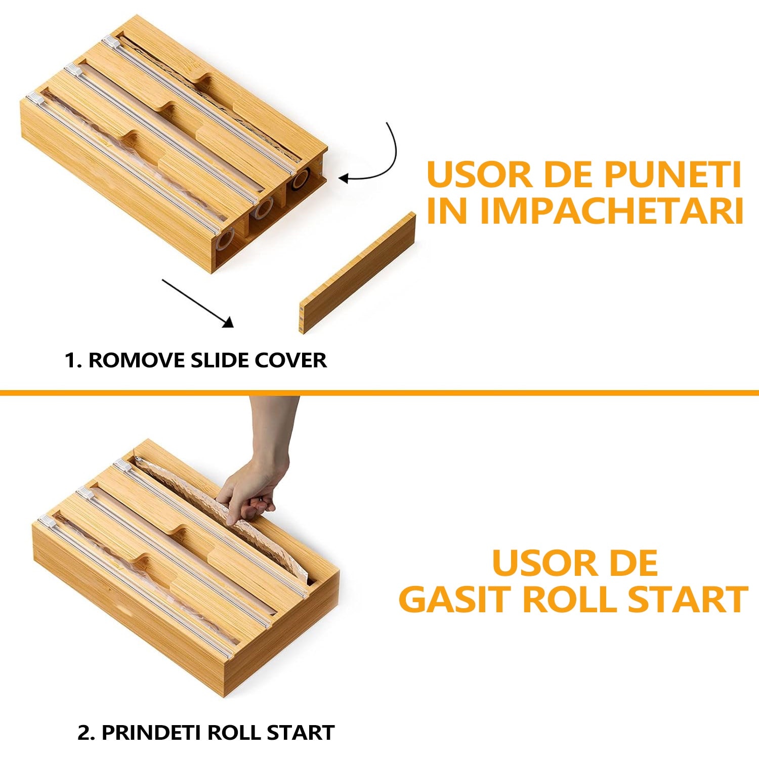 Dozator de Folie Aluminiu, Folie Plastic, Hartie de Copt si Prosoape ...
