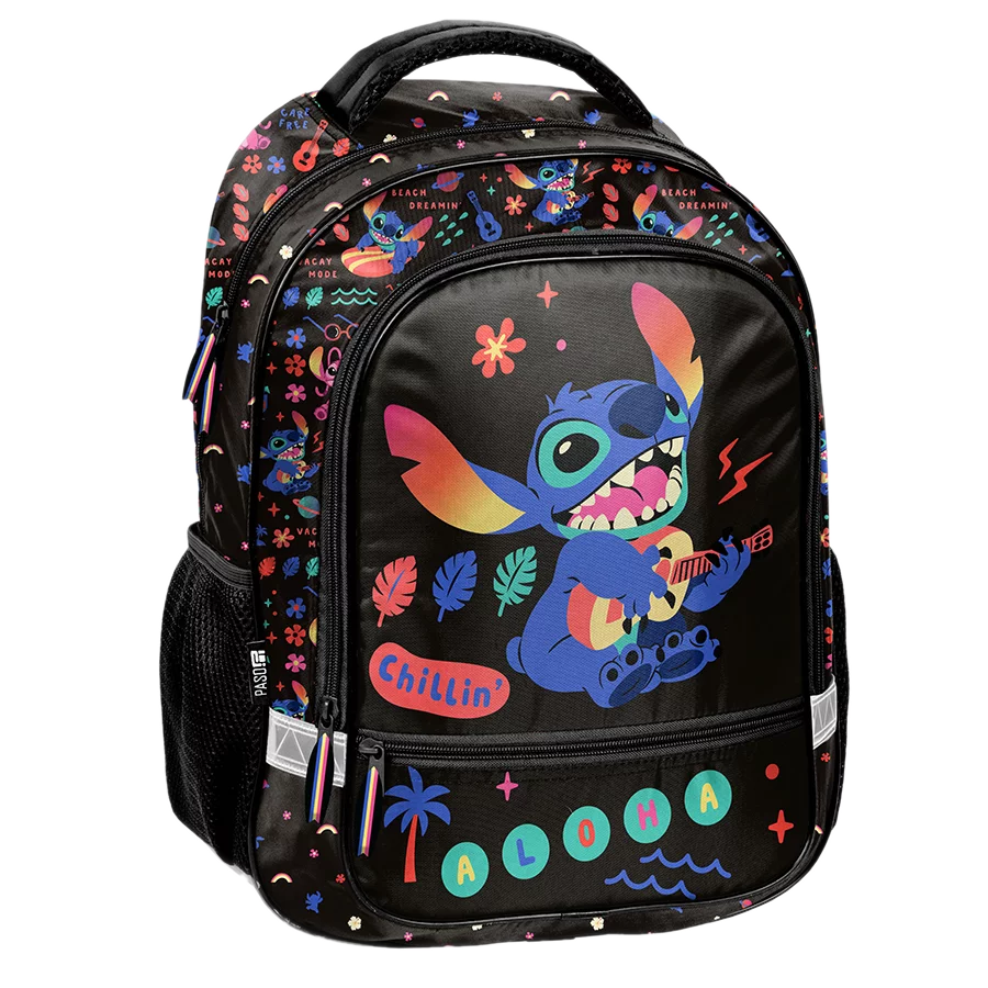 Set Rucsac scoala, penar, sac pentru pantofi, stickere Lilo & Stitch ...