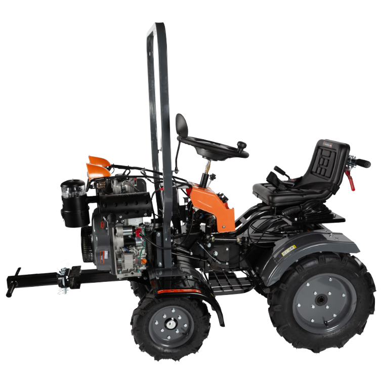 Minitractor/Motocultor diesel 4X4 Evotools PLUS R1200, putere 12 CP ...