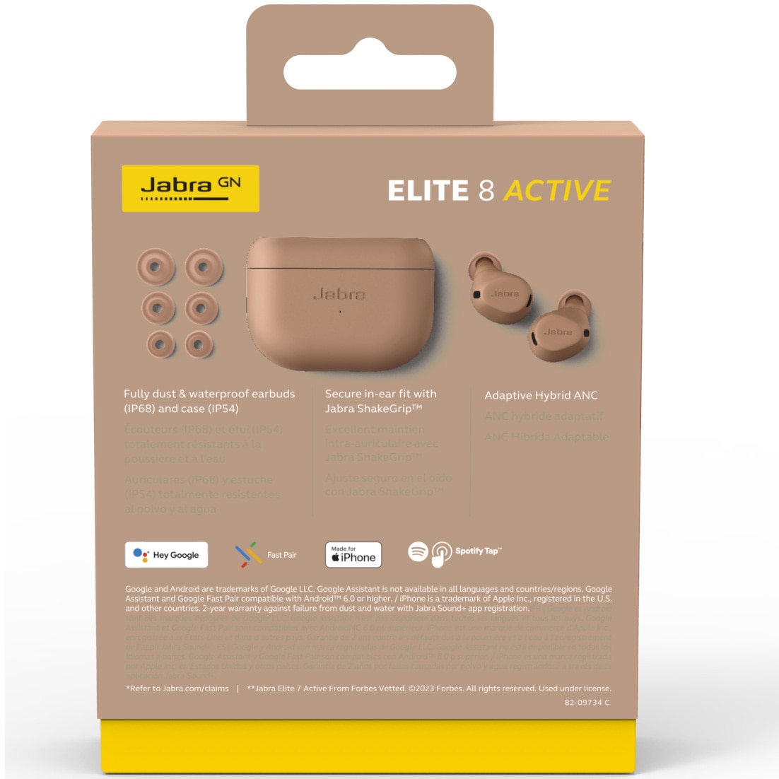 Casti audio In-Ear Jabra Elite 8 Active, True Wireless, ANC, ENC ...