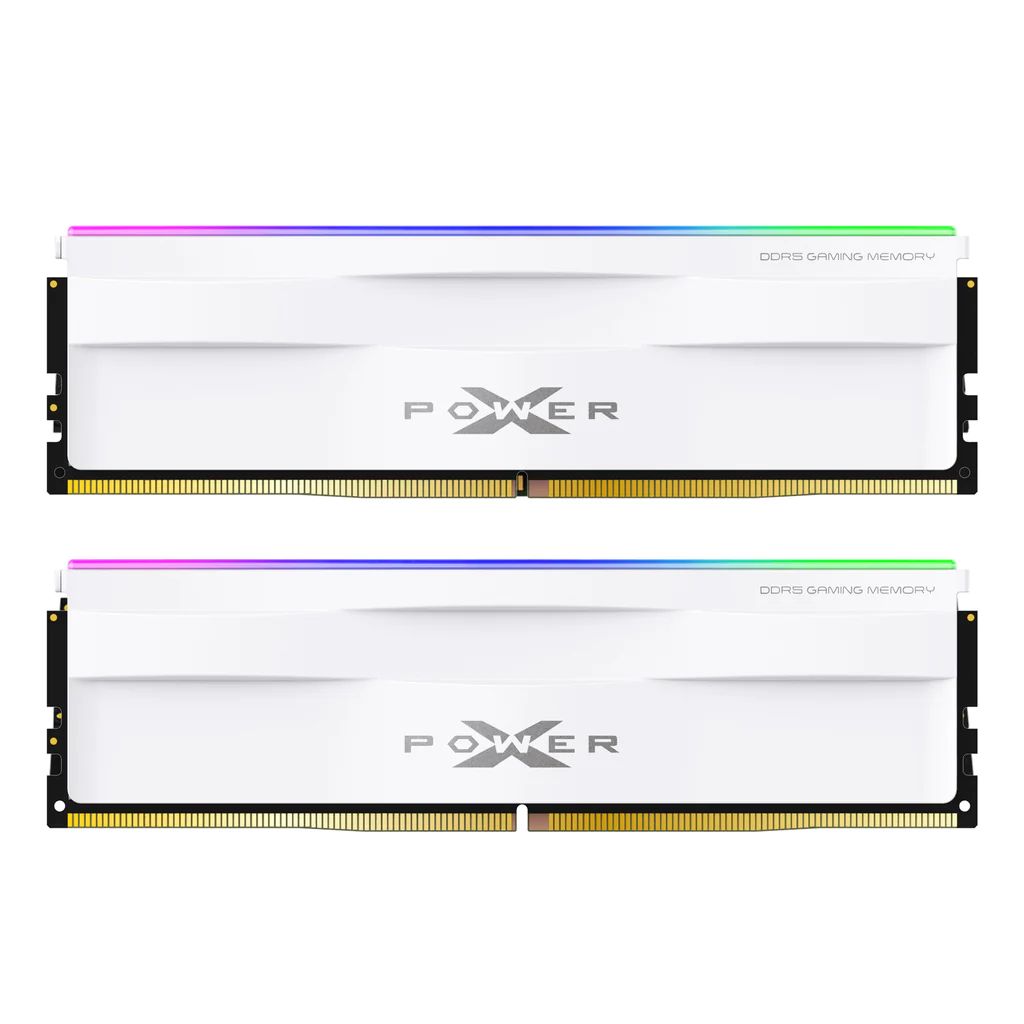 Memorie RAM, Silicon Power, 32GB, DDR5, 5600MHz, RGB, Alb - eMAG.ro