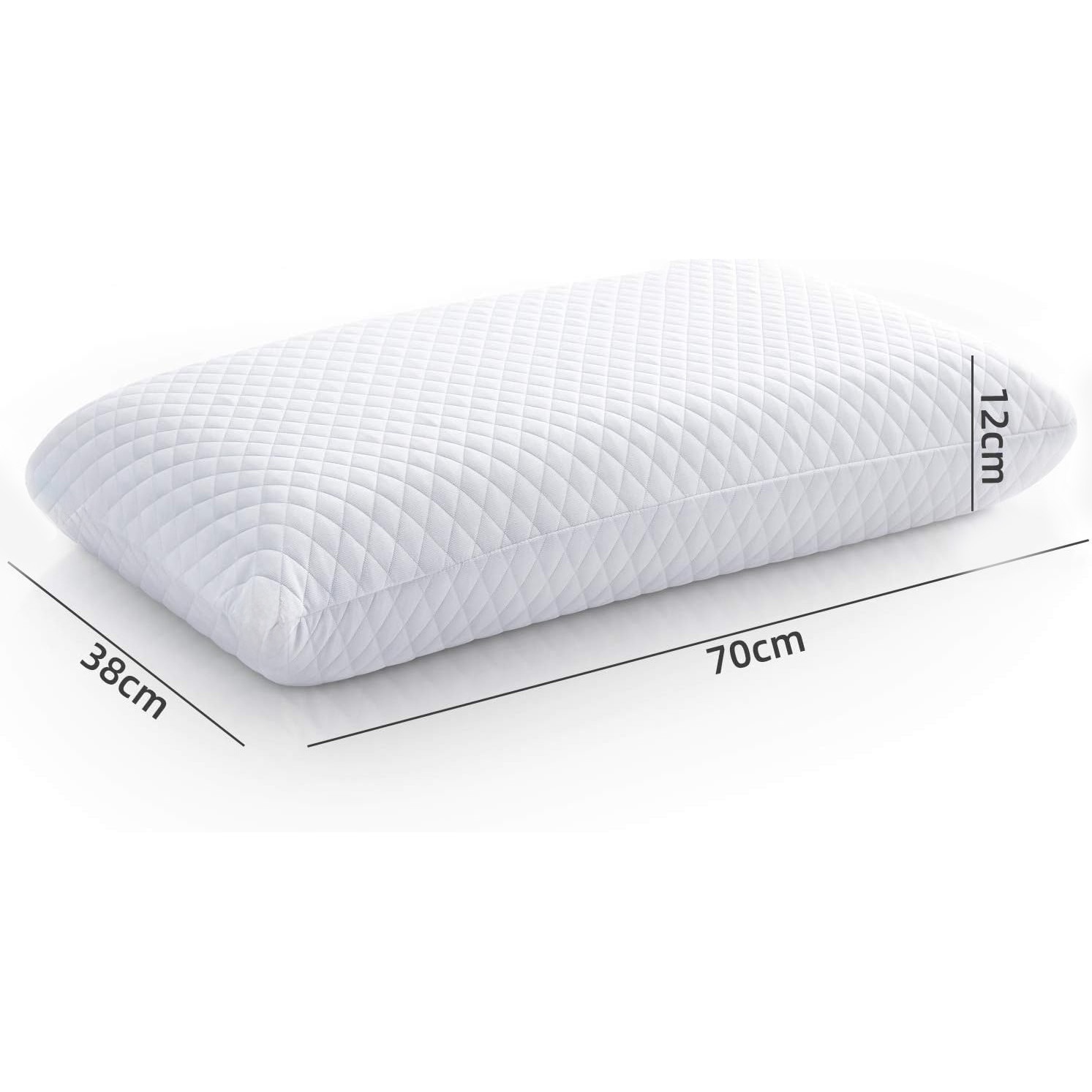 Perna ortopedica pentru dormit NextWave®️, Spuma cu Memorie cu gel ...