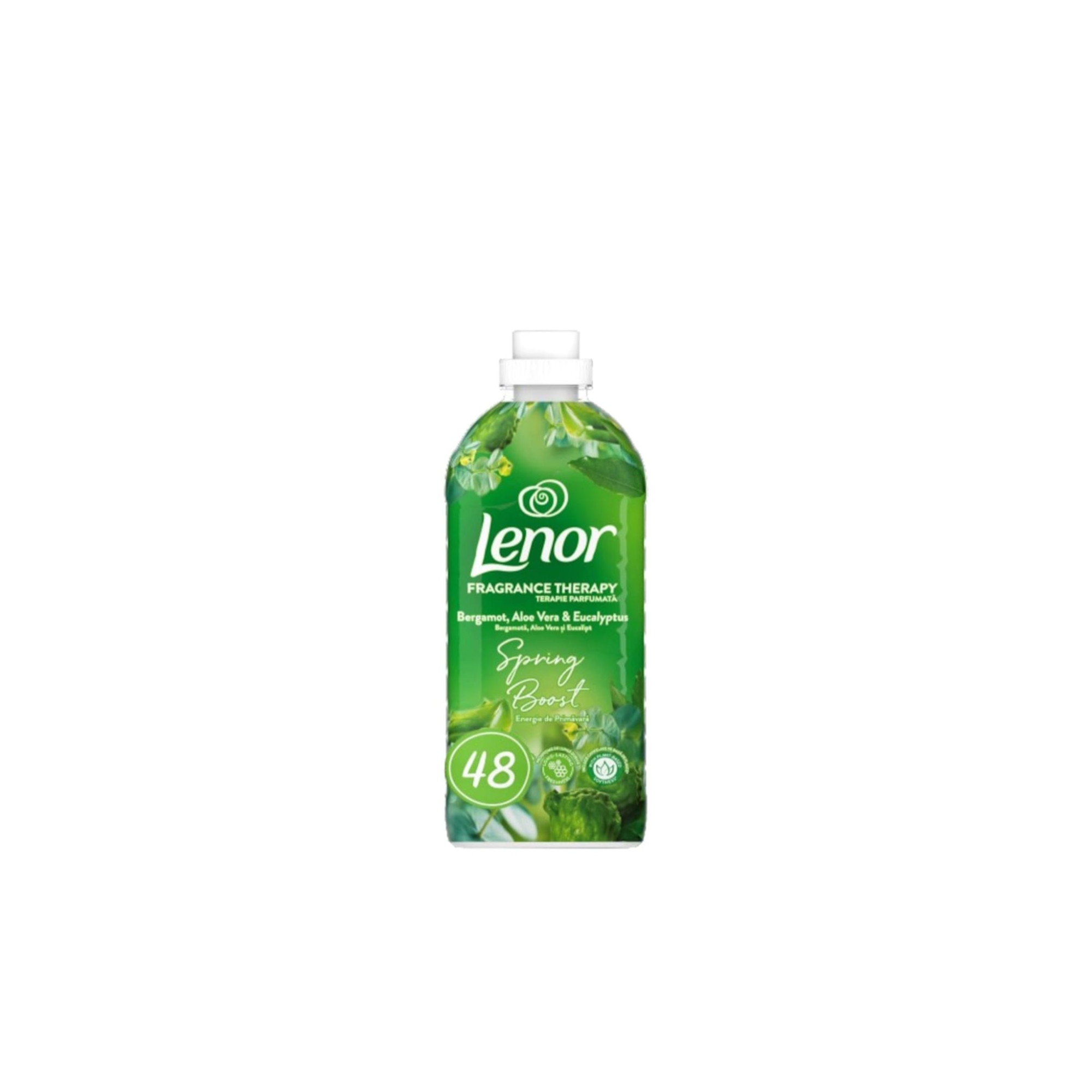 Омекотител Lenor Spring Boost, дълготрайна свежест, 1,2 л, 48 пранета ...