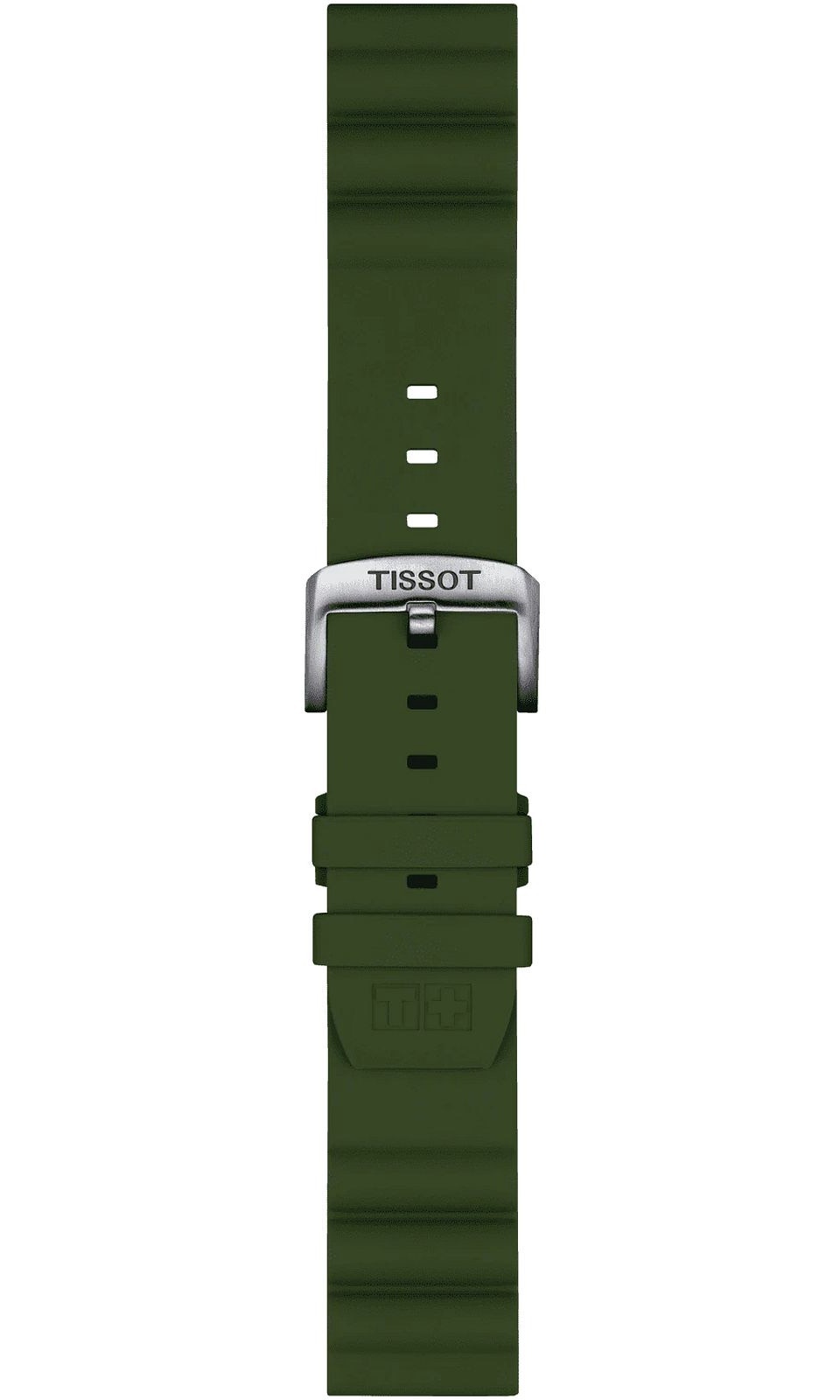Curea de ceas Tissot, silicon, verde, 22mm - eMAG.ro
