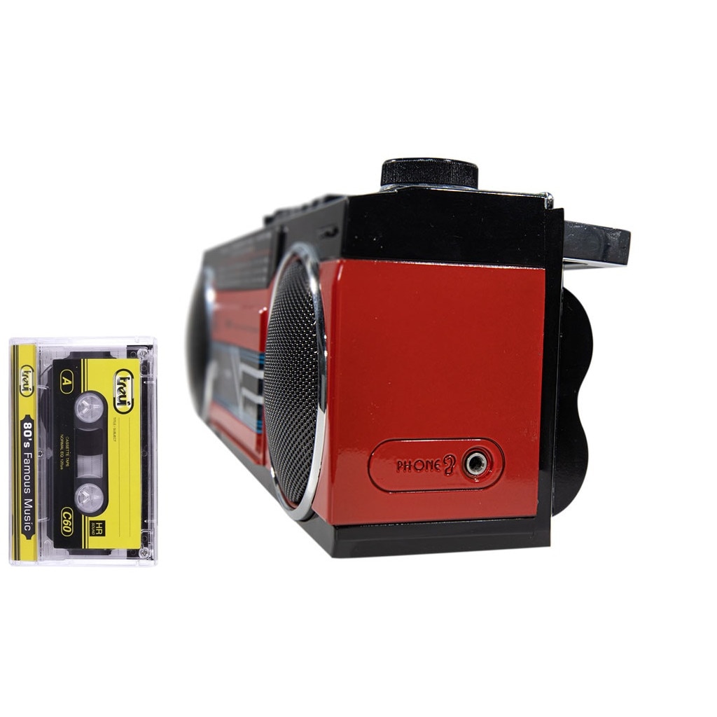 Radiocasetofon cu inregistrare Trevi vintage USB/SD microfon Bluetooth ...
