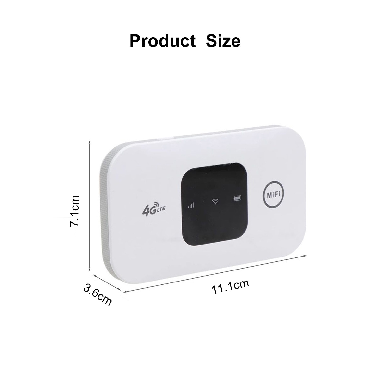 Modem USB WiFi 4G, NUODWELL, Cu baterie 2100mAh si slot SIM, 150Mbps ...