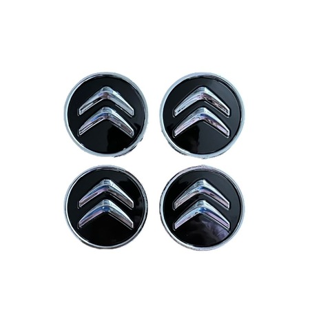 Set 4 capacele roti 60mm Citroen Negru Argintiu - eMAG.ro