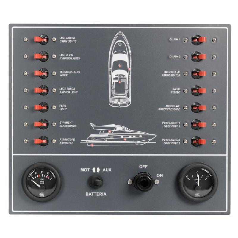 Panou de control comutatoare termomagnetice barca cu motor, Osculati - eMAG.ro