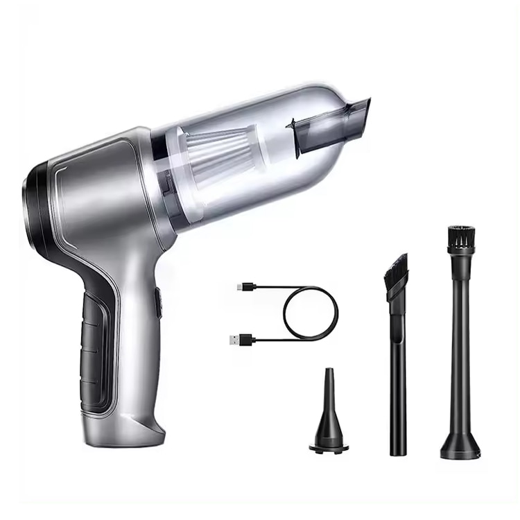 Aspirator auto de mana portabil cu acumulator, umed si uscat, super ...