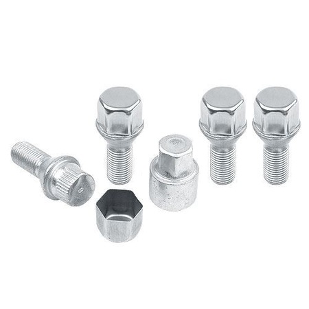 Set suruburi antifurt roti SICURIT, M16 x 1.50 x 31, hexagon, cheie 17 ...