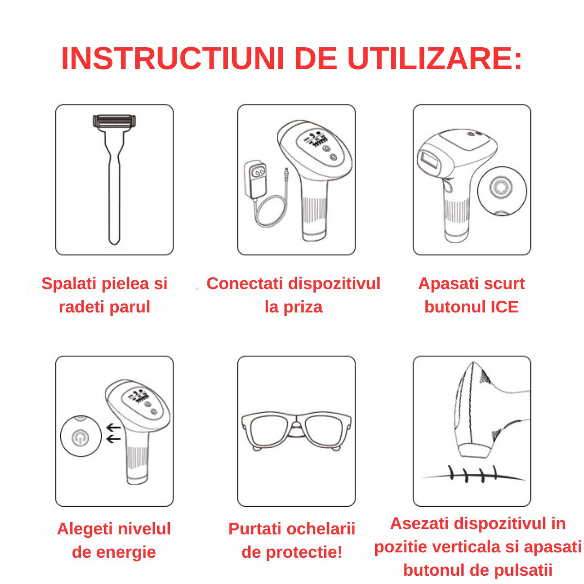 Aparat epilare definitiva cu laser, Medeyatech™, indepartarea parului ...