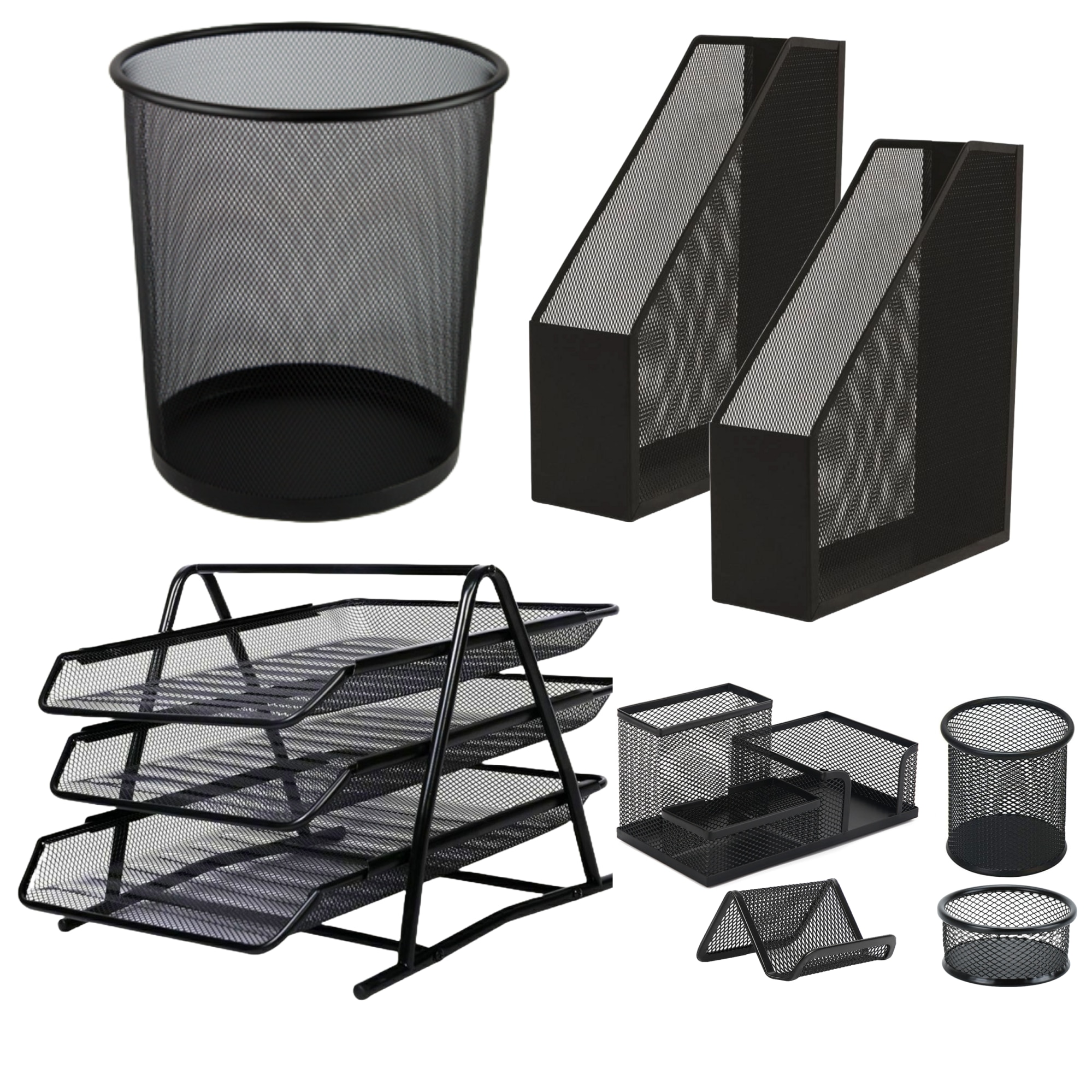 Set 8 suporti birou, FLR, pentru documente si accesorii, tavite ...