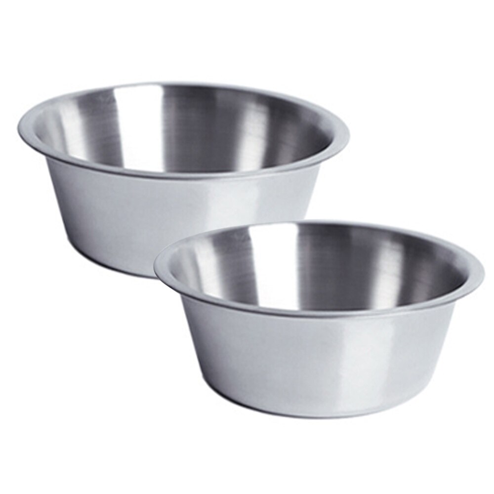 Set 2 castroane animale, inox, rezistente, 28cm, Argintiu - eMAG.ro