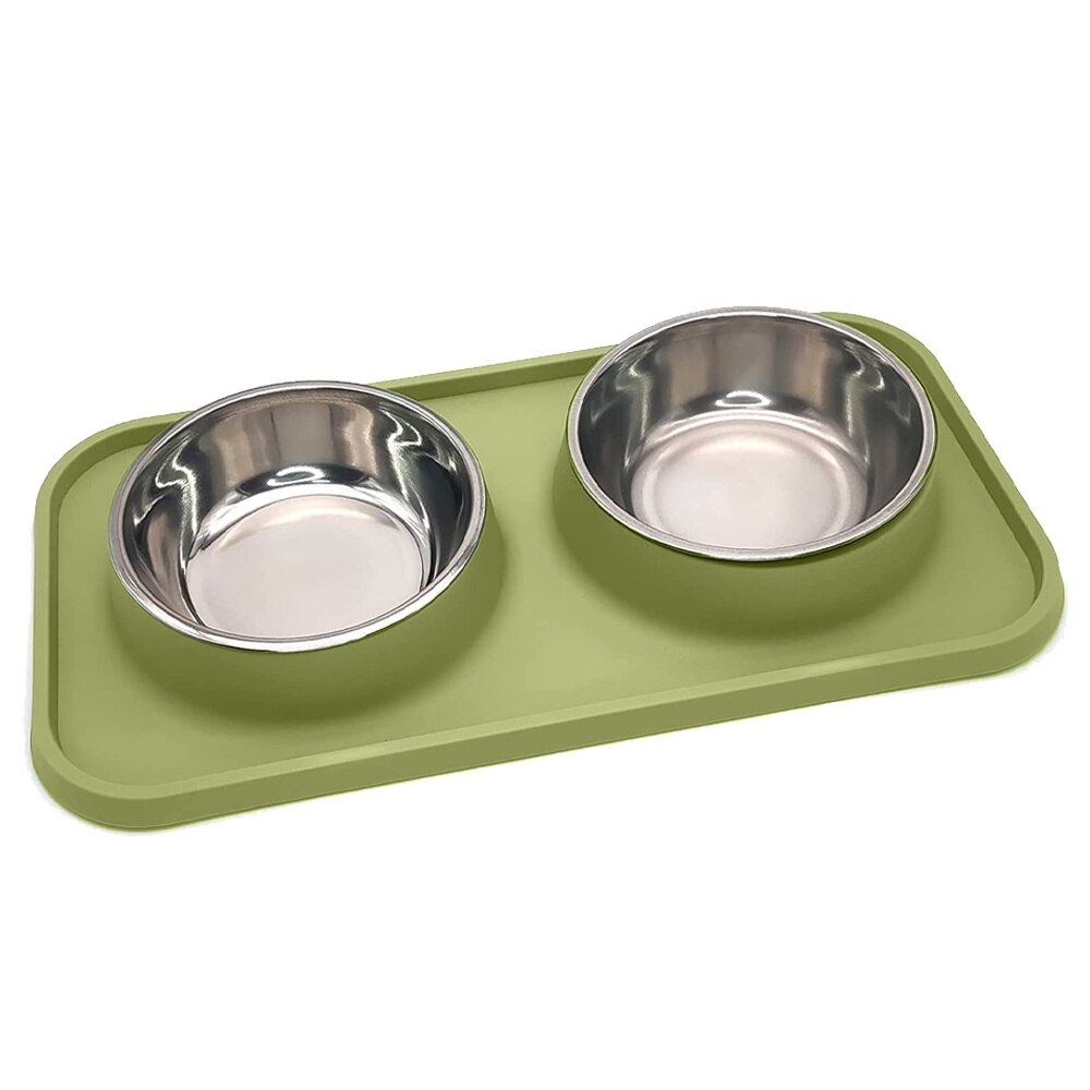Castroane pentru caini, Jormftte, set 2 bucati, inox, 400 ml, 7.87x15 ...