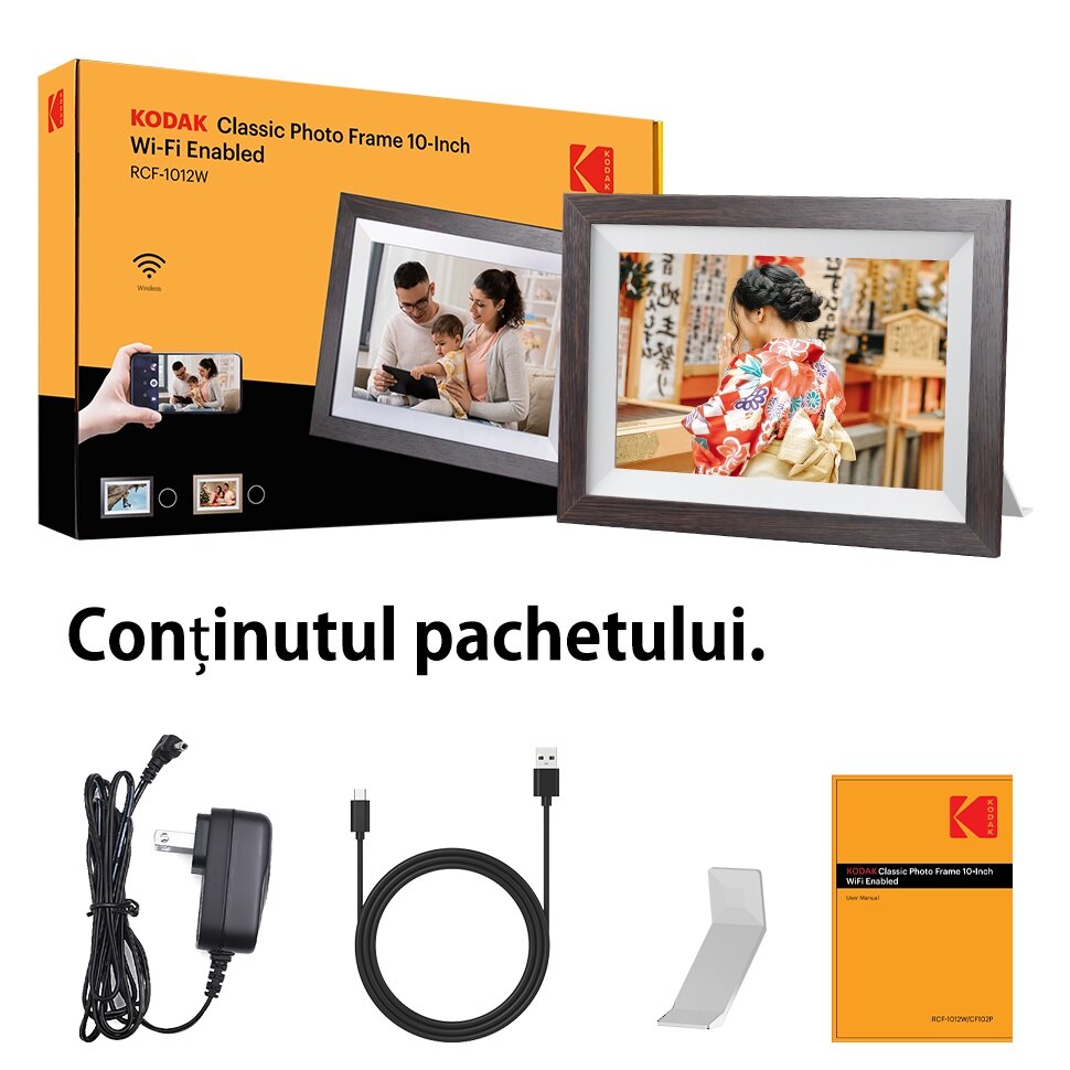 Rama foto digitala de 10, 1 inch Smart WIFI 1280*800 - eMAG.ro