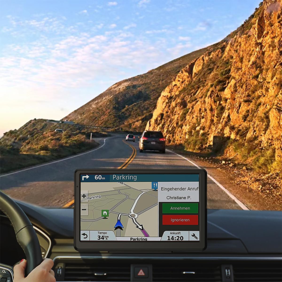 Navigatie GPS Portabila, Ecran Tactil 7 inch, Harti offline ...