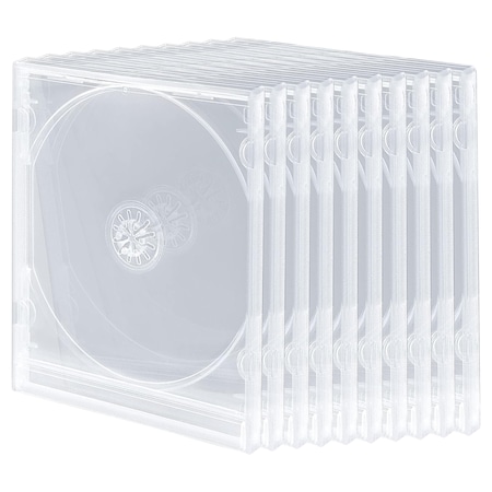 10 négyzet alakú CD tok készlet, Minetgnon, CD-DVD tárolására alkalmas ...