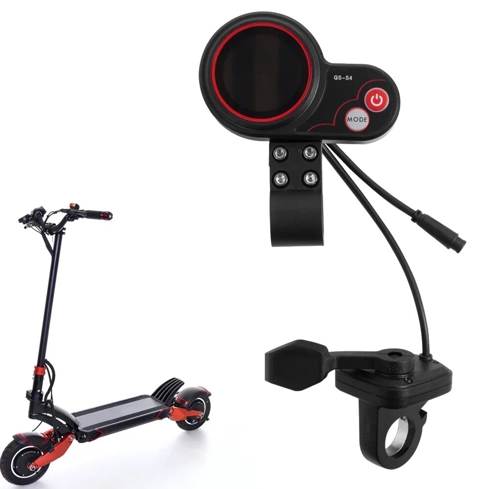 Дисплей QS-S4 108X-R за електрически скутер INOPARTS, черен - eMAG.bg