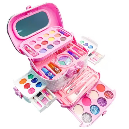 Trusa de machiaj pentru copii, Set Make-Up Simply Joy, cu 54 de ...