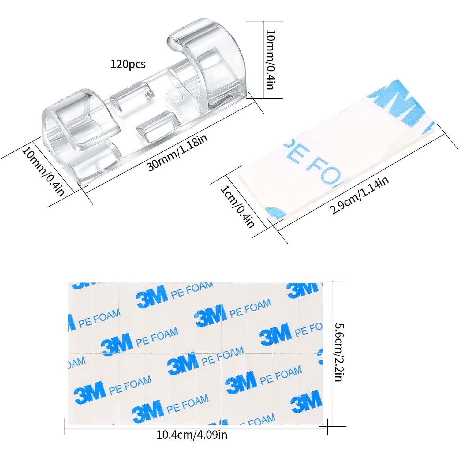 Set 80 organizatoare cabluri, autoadezive, montare pe perete, negru ...
