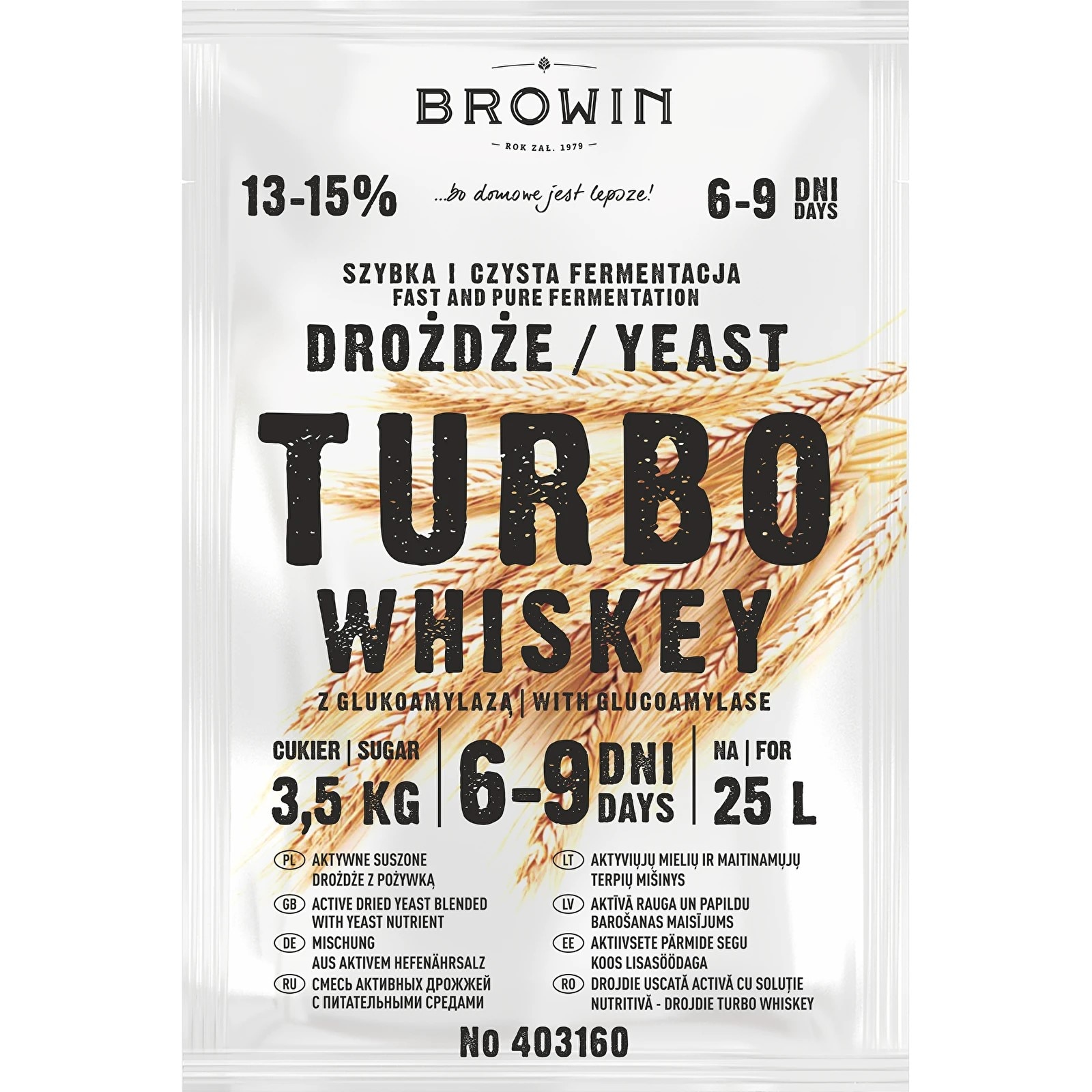 Drojdie Distilate TURBO Whiskey 23g - eMAG.ro